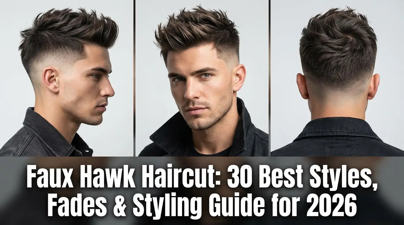 Faux Hawk Haircut 2026 — 30 Styles & How to Style It in Under 5 Minutes