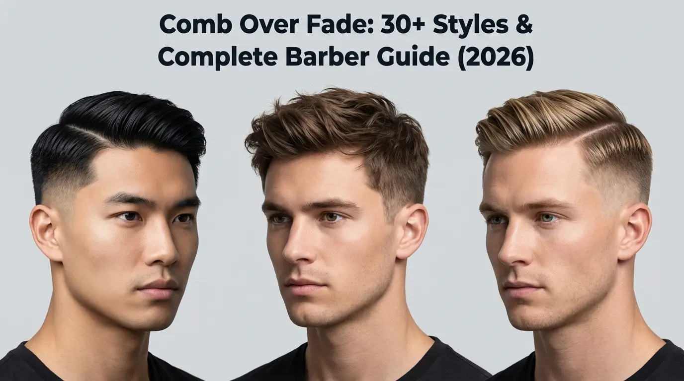 Comb Over Fade: 30 Best Styles, Fade Types & Styling Guide for 2026
