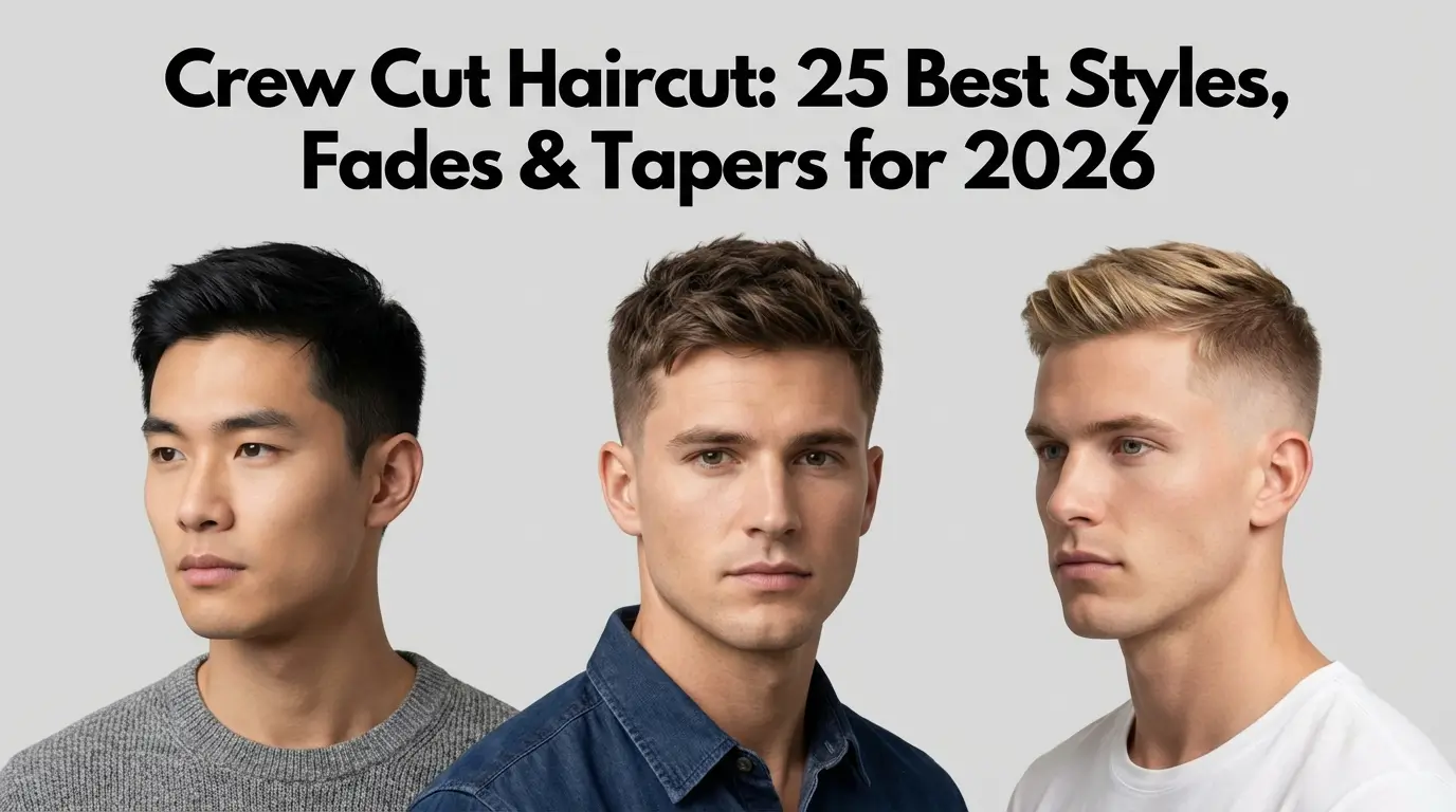 Crew Cut Haircut: 25 Best Styles, Fades & Tapers for 2026