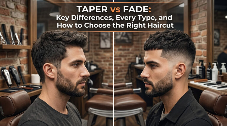 Taper vs Fade: Key Differences, Types & How to Choose 2026